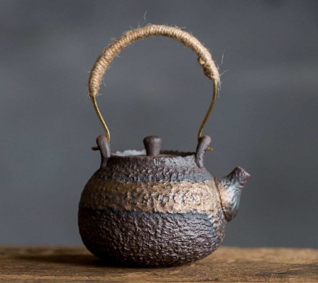 Handmade Ceramic Teapot With Lifting Handle / Small Chinese - Etsy