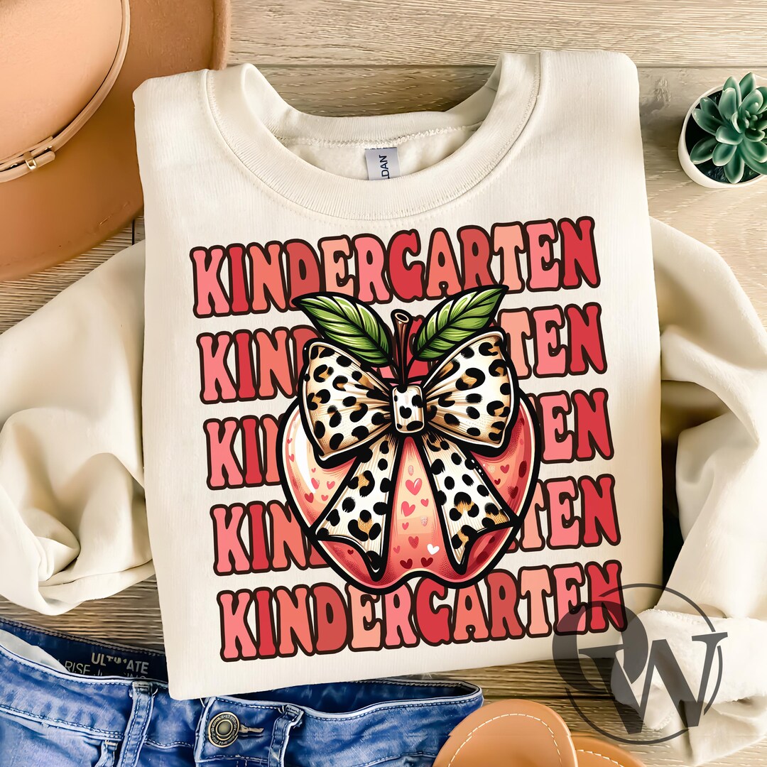 Kindergarten Png, Retro Back to School Png, First Day of School Png ...