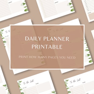 Minimalist to Do List Printable to Do List Digital Work to Do List ...