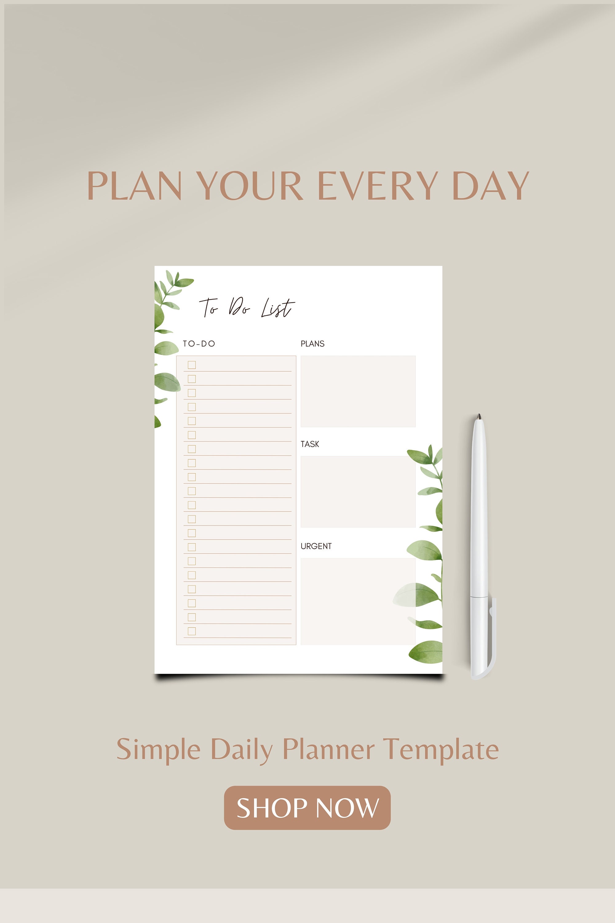 Minimalist to Do List Printable to Do List Digital Work to Do List ...