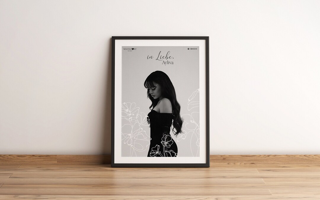 Ayliva Poster - Fan Design - Fan Poster - German Rap Poster - Etsy