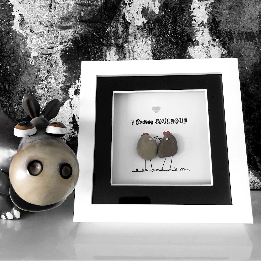 Cute Funny Pebble Art - Etsy UK