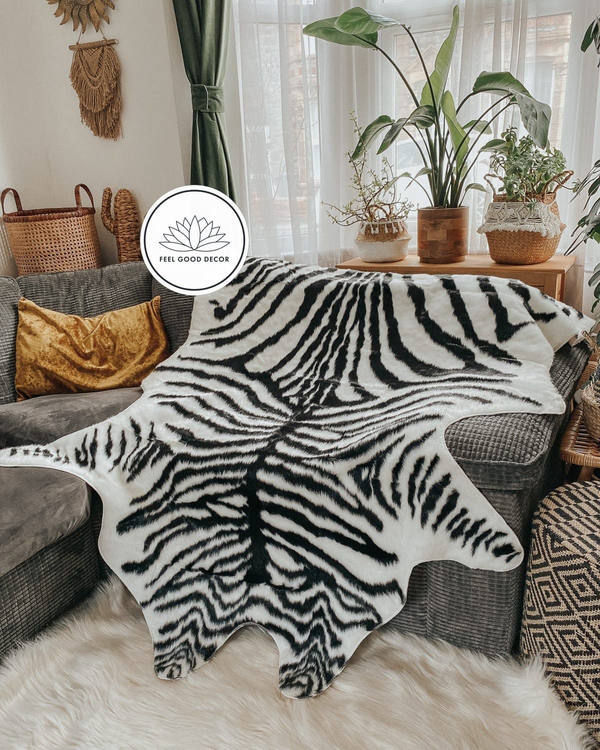 Zebra Skin Rug