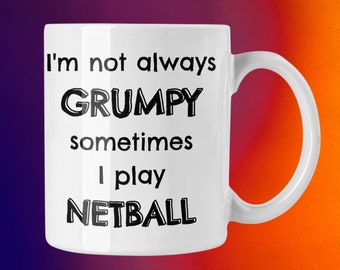 Netball Funny Mug - Etsy