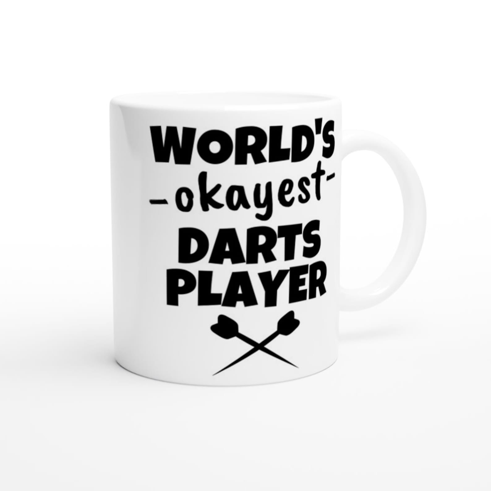 World's okayest darts player. Funny mug Funny darts | Etsy