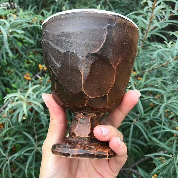 Ceramic Goblet - Etsy