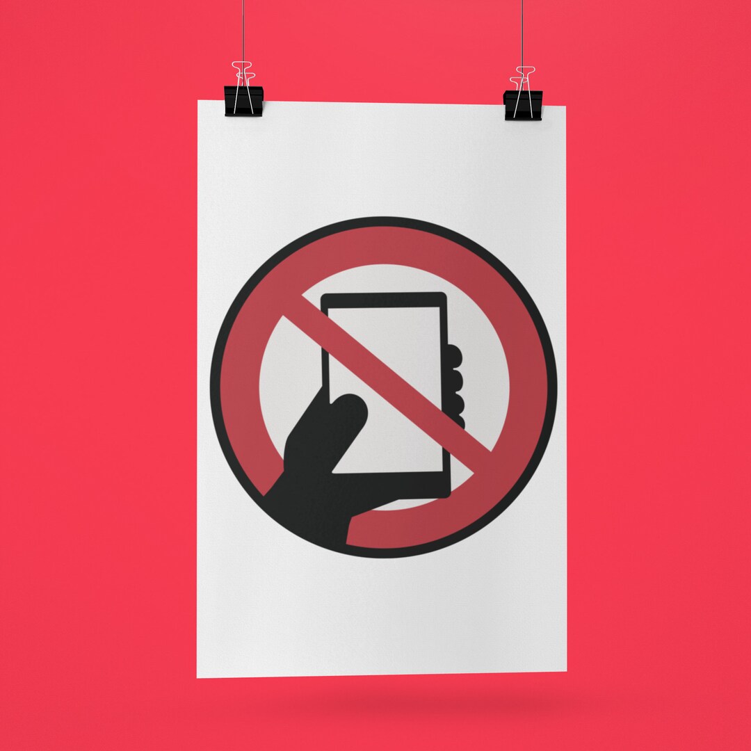 No Phones! Japanese Signs by Haidozo! Premium Matte Posters - Etsy