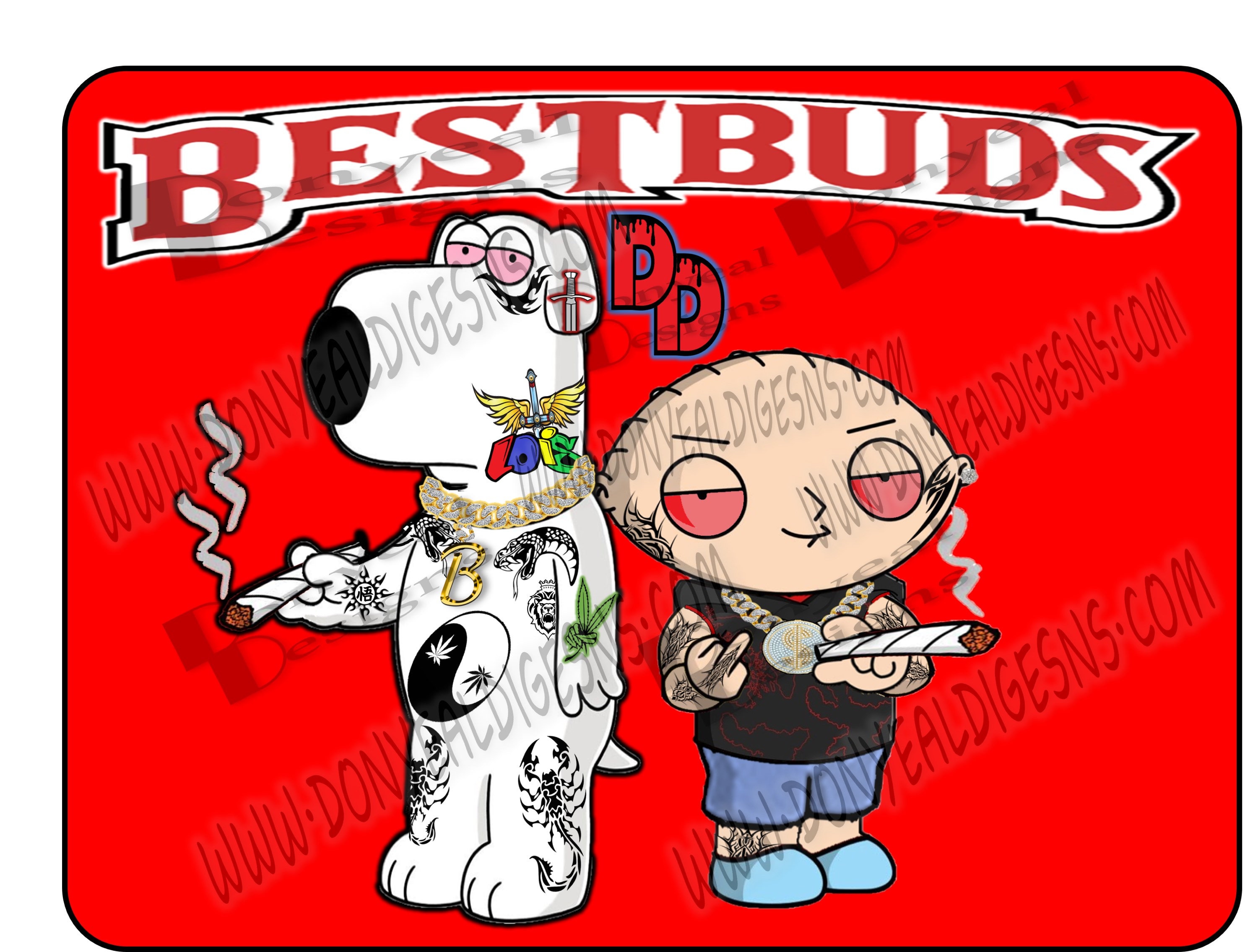 Gangster Stewie Wallpaper