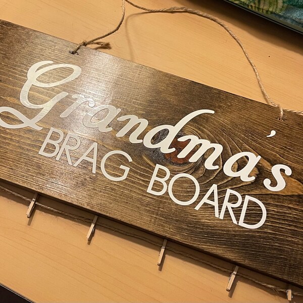 Nanas Brag Board - Etsy