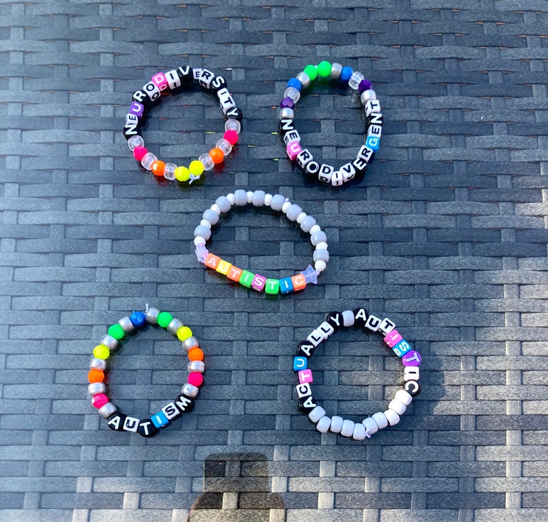 Neurodiversity and Autism Kandi Bracelets : / Kandi / Autism - Etsy
