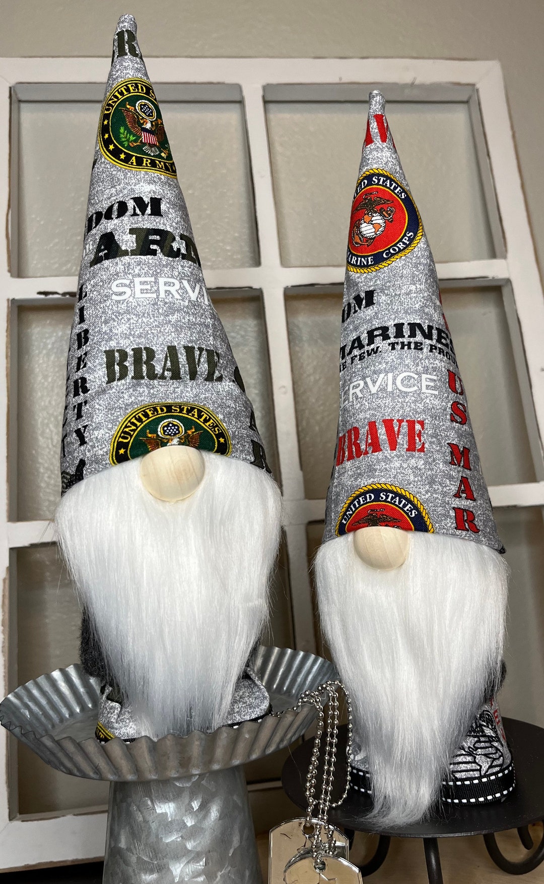 Army, Marine, Navy, Air Force Gnomes - Etsy