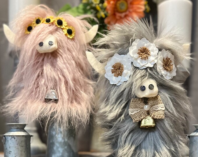 Highland Cow Gnomes - Etsy