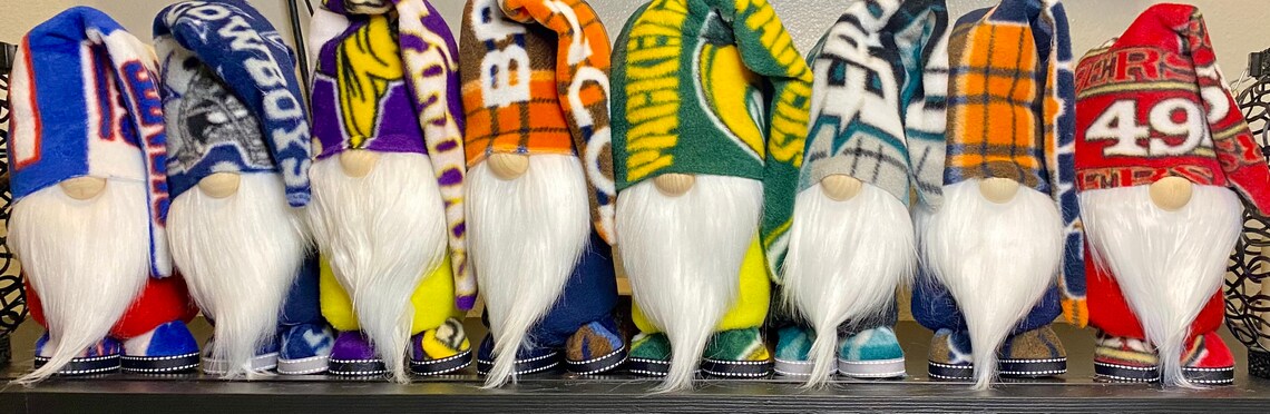 Professional Football Team Gnomes - Etsy