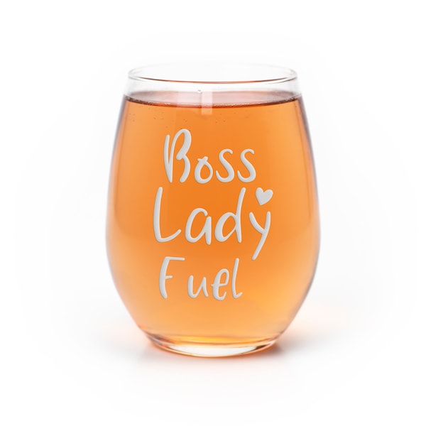 Boss Lady Wine Glass - Etsy