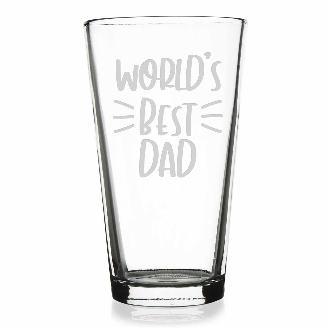 World's Best Dad Pint Glass Gift for Dad Dad Gift - Etsy