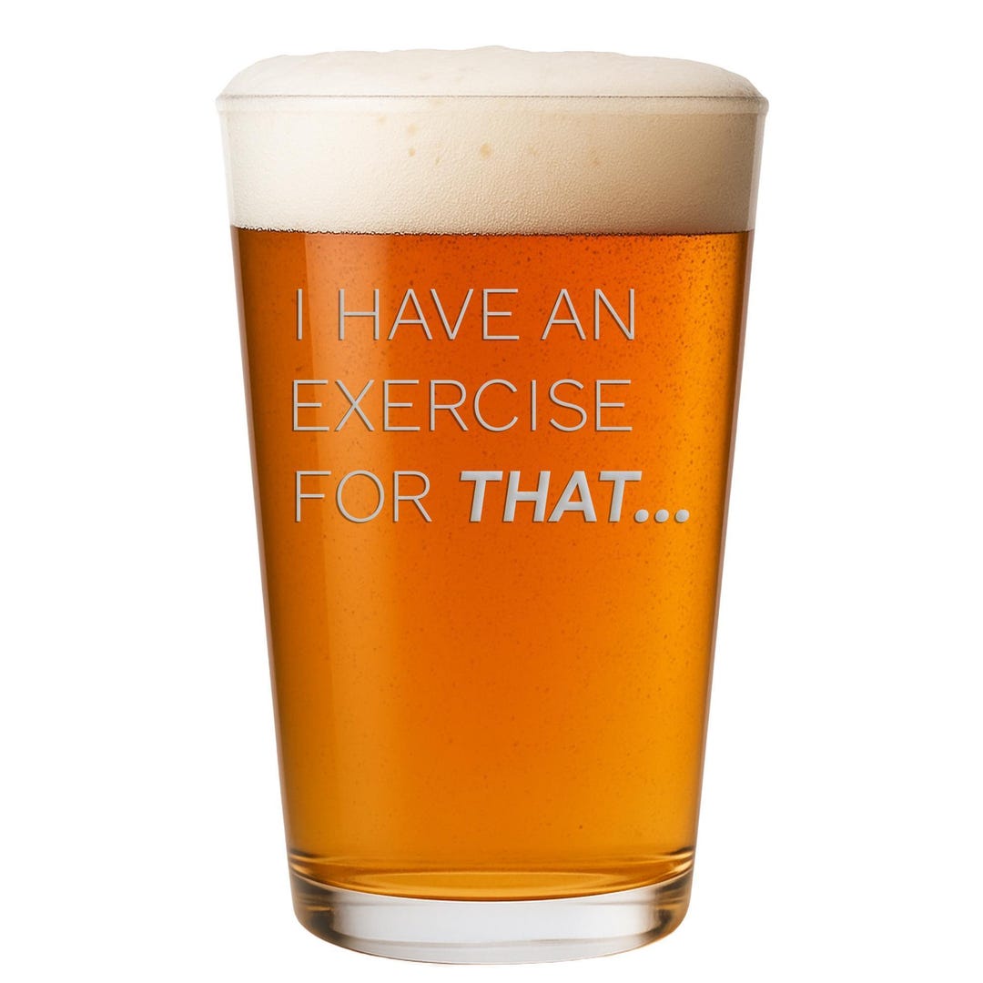 Physical Therapist Pint Glass: Exercise Design, PT Gift - Etsy