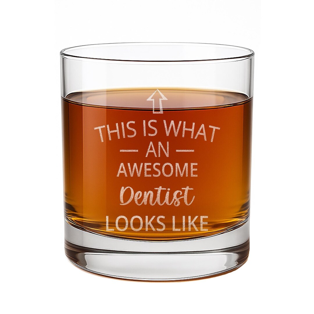 Dentist Looks Like Round Rocks Glass Dentist Gift Hygienist Graduation ...