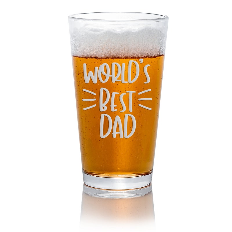 Dad Beer Glass - Etsy