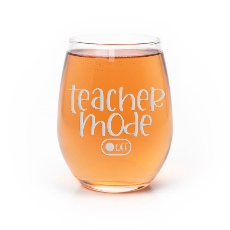 Teacher Wine Glasses Etsy