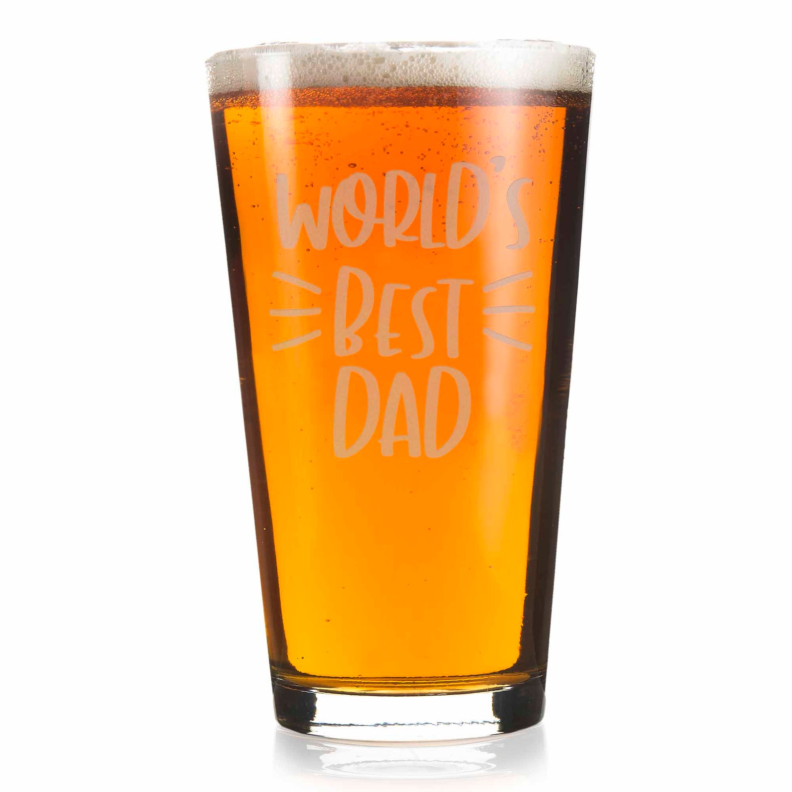 World's Best Dad Pint Glass Gift for Dad Dad Gift - Etsy