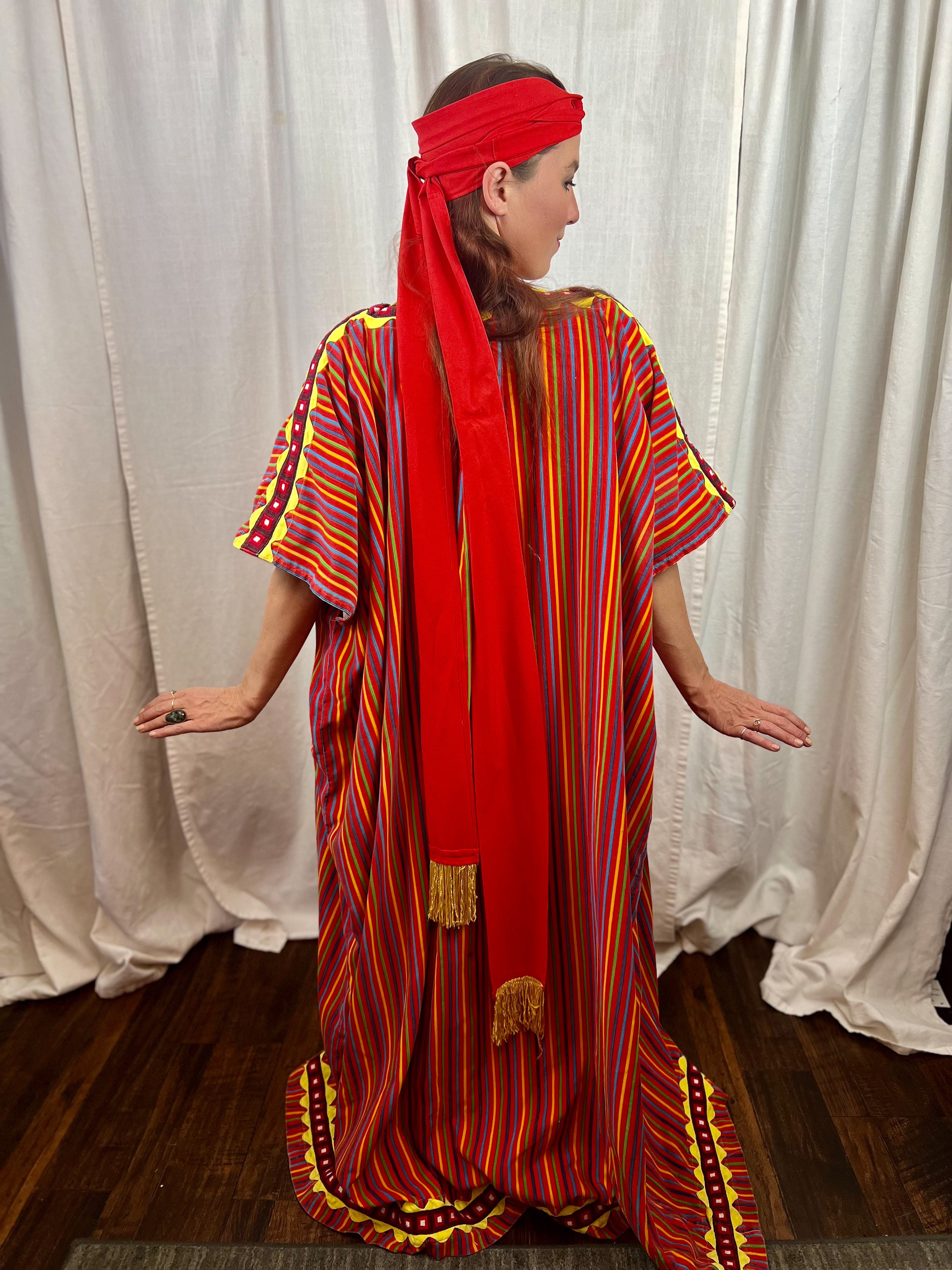 VINTAGE Orange Arabian Nights Unisex Handmade Costume - Etsy