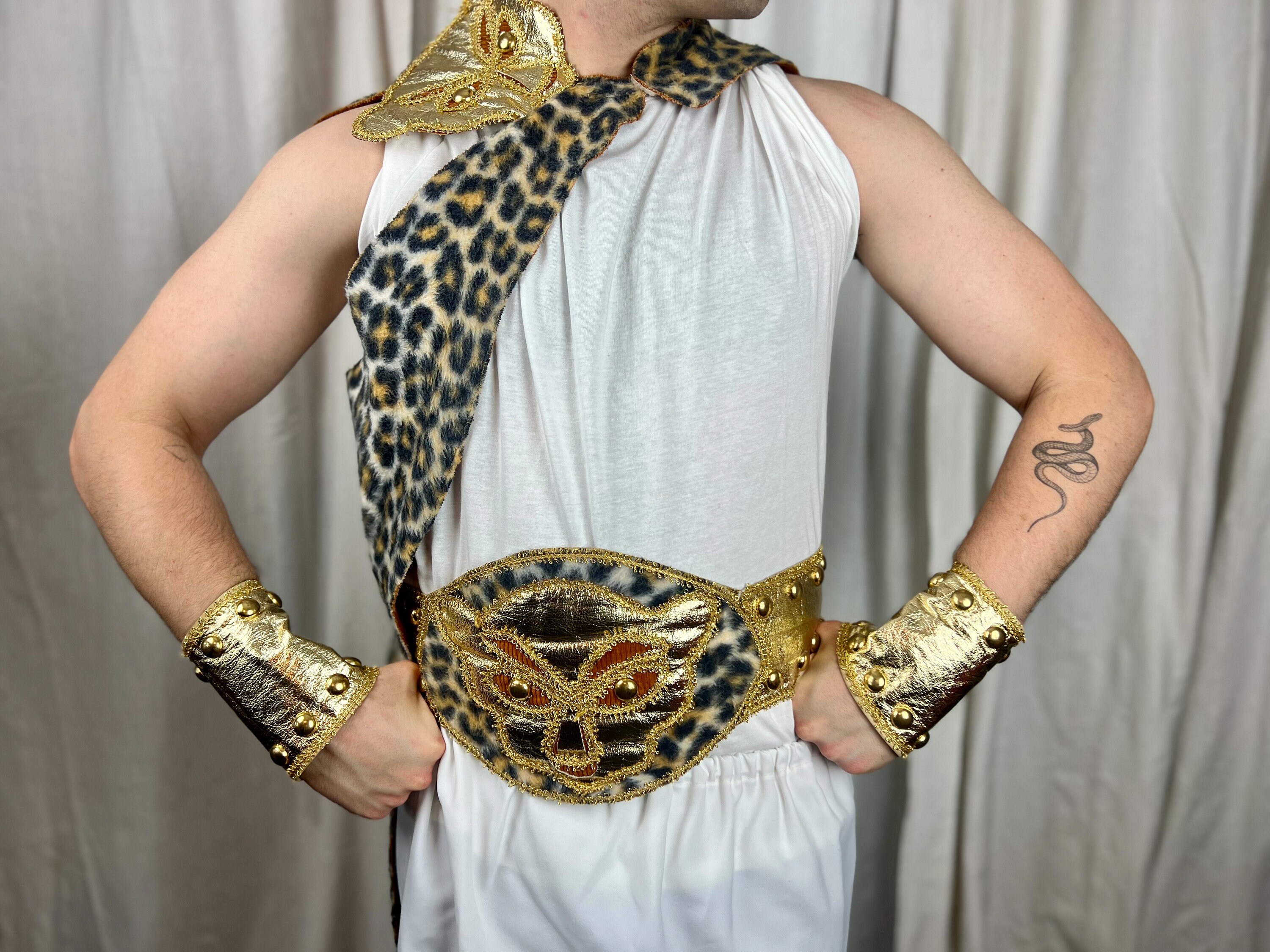 The Mansa Musa - VINTAGE Leopard Print FAUX Fur African King Costume - Etsy