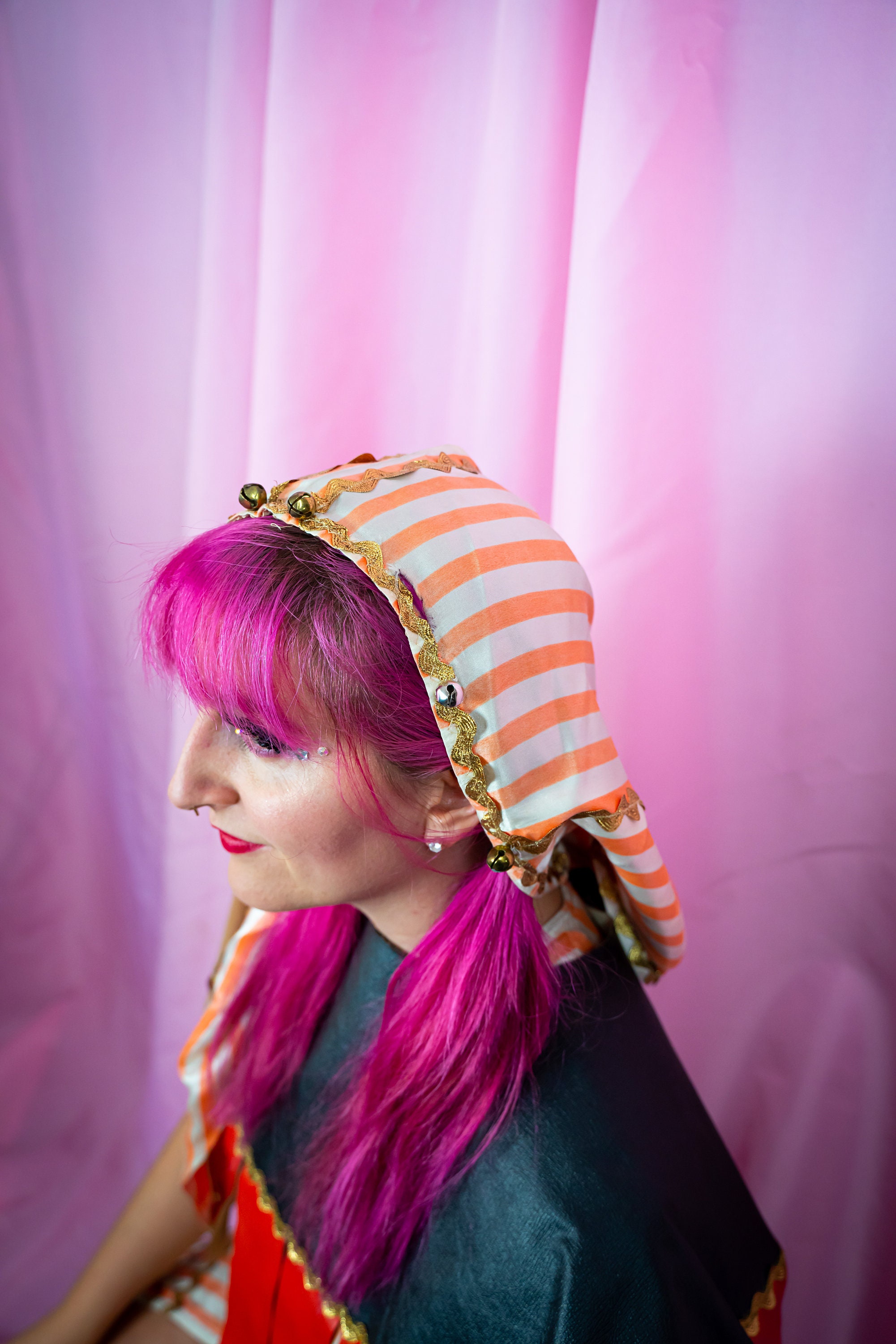 Renaissance Fair Orange Jester Costume - Etsy