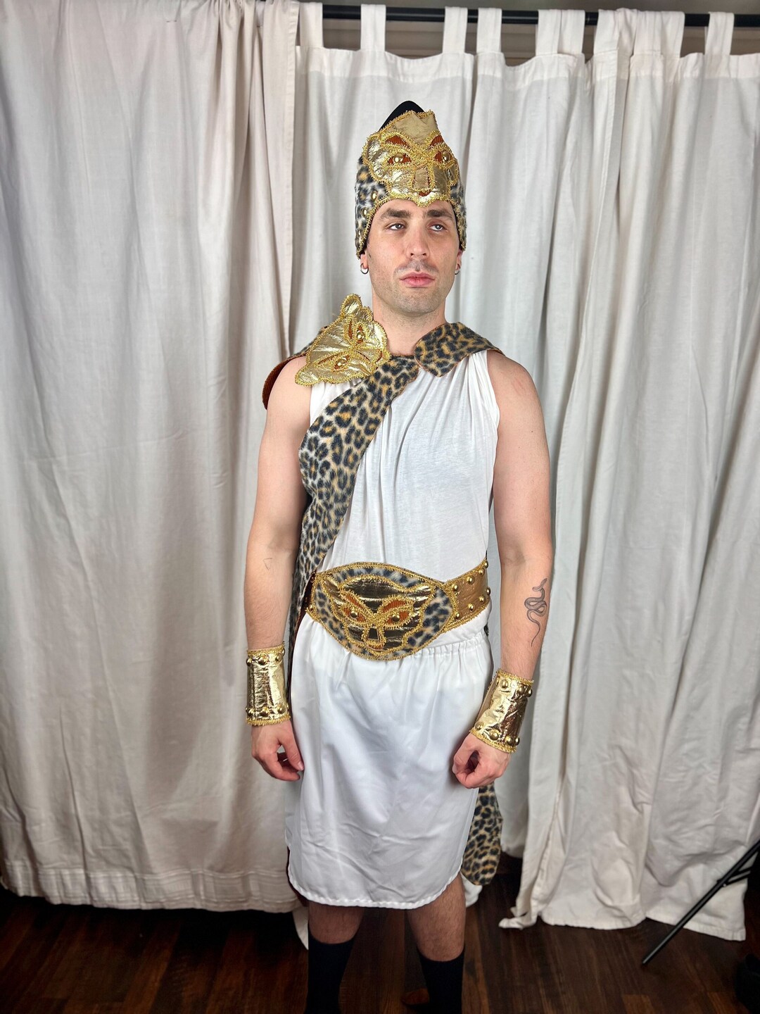 The Mansa Musa - VINTAGE Leopard Print FAUX Fur African King Costume - Etsy