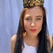 VINTAGE Scheherazade Gold or Silver Bedazzled Hat Costume - Etsy