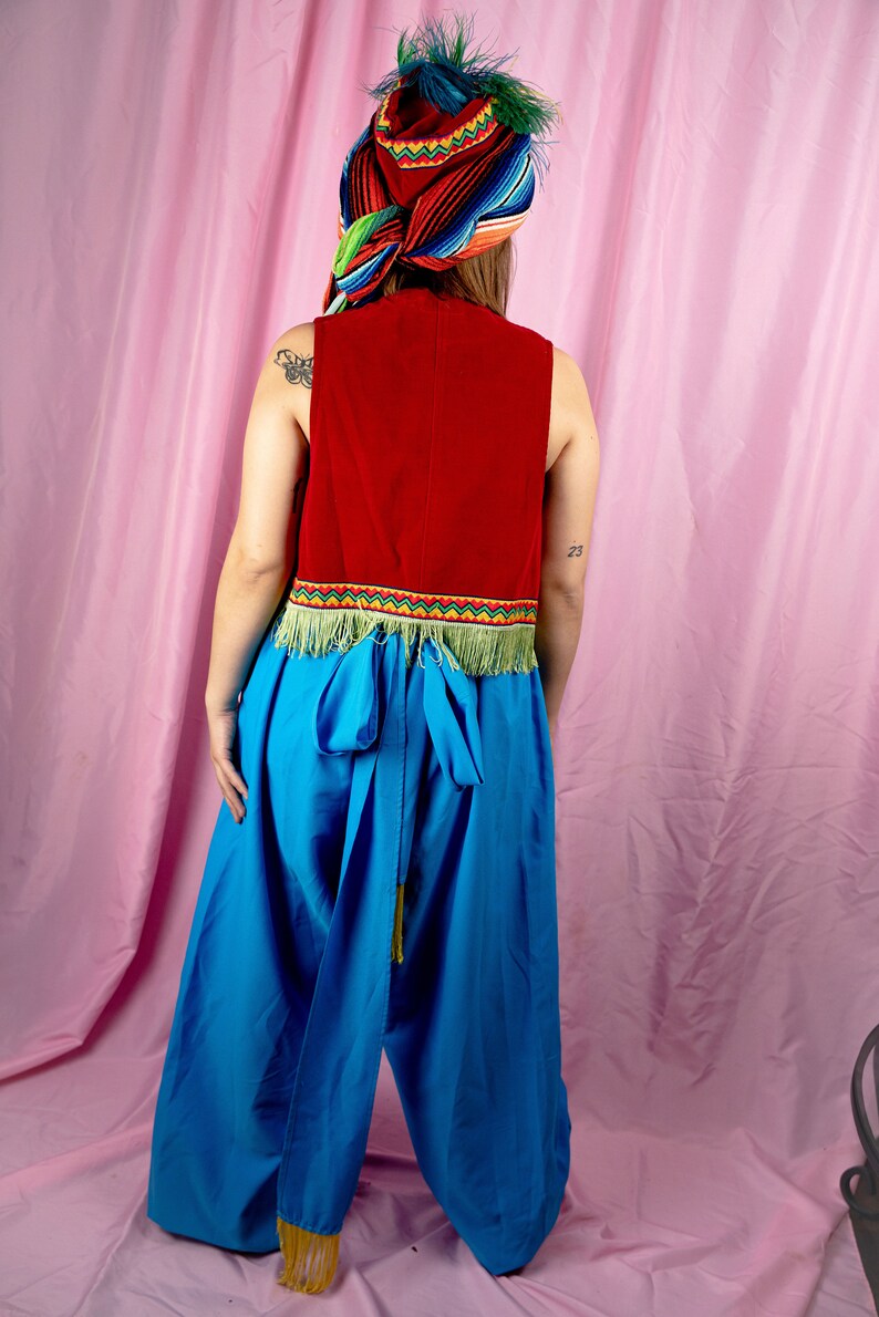 Multi-colored Genie Vintage Costume - Etsy