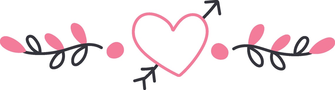 12 HEART BOARDER SVG Bundle Instant Download Doarder Svg | Etsy