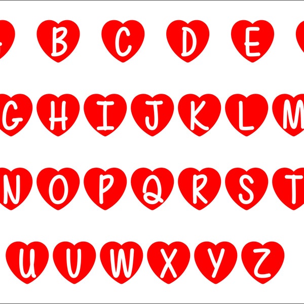 Alphabet Svg - Etsy