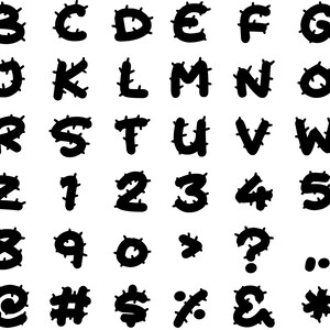 CACTUS FONT SVG, Cactus Alphabet Svg, Cactus Svg, Font Svg, Instant ...