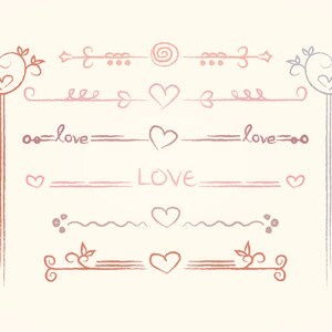 LOVE DIVIDERS SVG Bundle, Text Dividers Svg Bundle, Divider Svg, Border ...