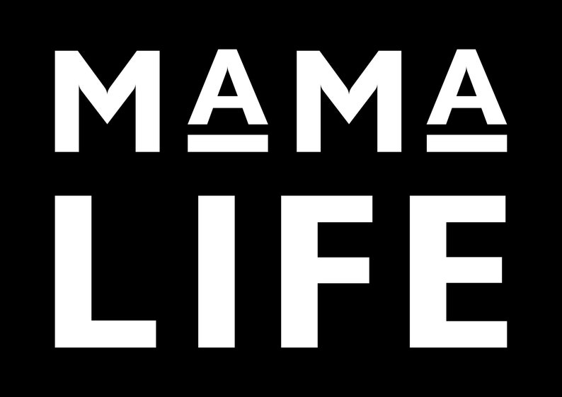 MAMA LIFE SVG Mama Clipart Instant Download Mama Cricut - Etsy