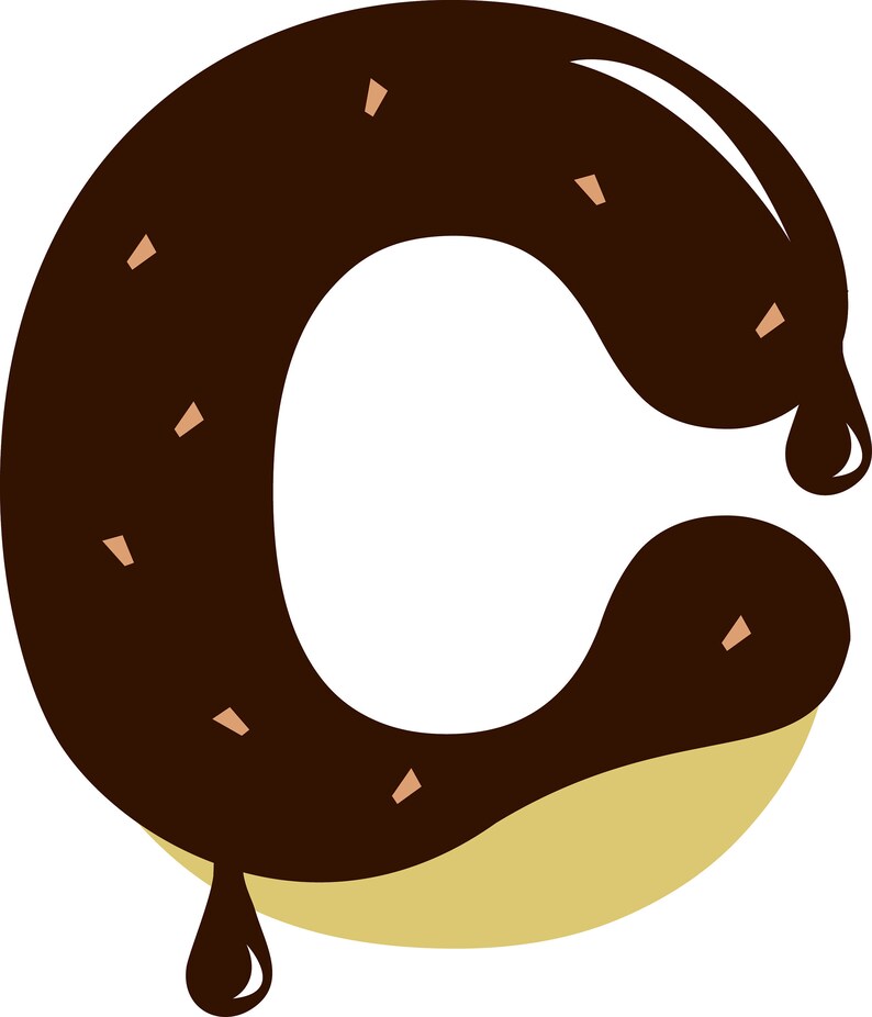 CHOCOLATE ALPHABET SVG Font Svg Instant Download Alphabet | Etsy