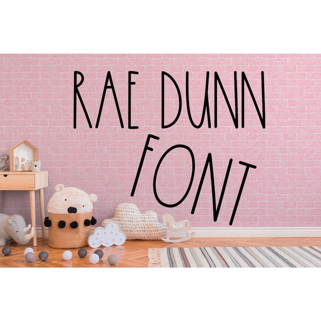 RAE DUNN FONT Svg, Rae Dunn Svg, Rae Dunn Alphabet Svg, Farmhouse Font ...