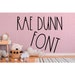RAE DUNN FONT Svg, Rae Dunn Svg, Rae Dunn Alphabet Svg, Farmhouse Font ...