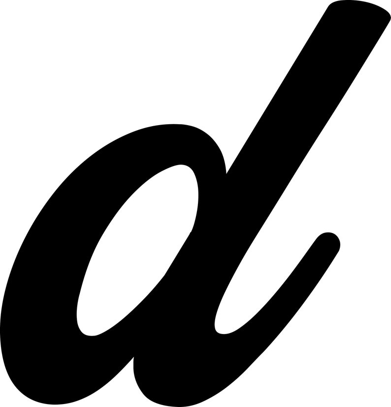 CURSIVE FONT SVG Instant Download Alphabet Svg Digital - Etsy