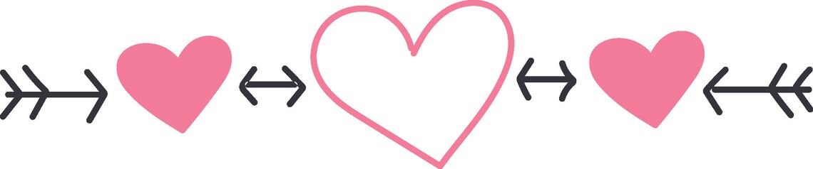 12 HEART BOARDER SVG Bundle Instant Download Doarder Svg | Etsy