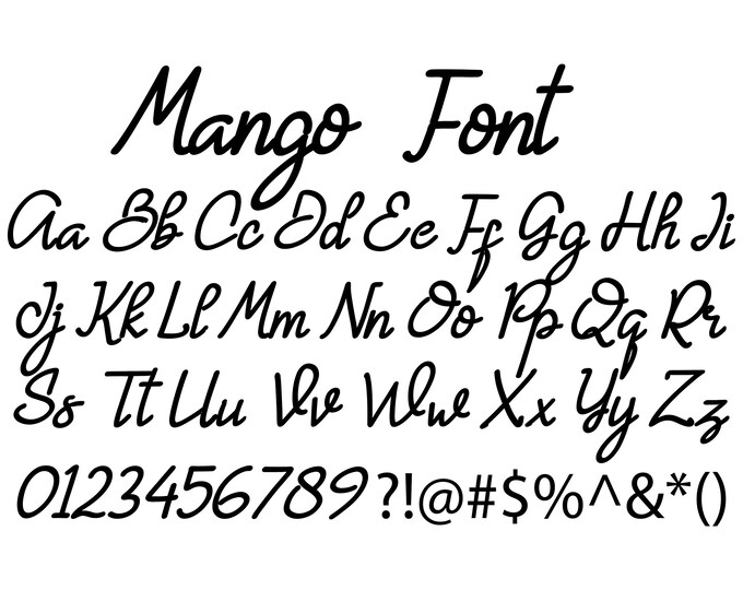 Cursive Script Alphabet Font SVG, Calligraphy Font SVG, Handwritten ...