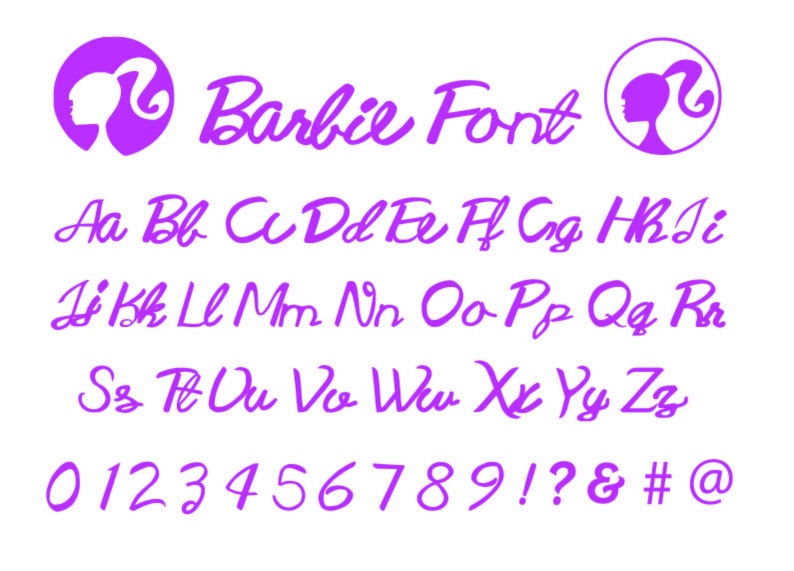 Doll FONT SVG Instant Download Alphabet SVG Digital - Etsy Australia