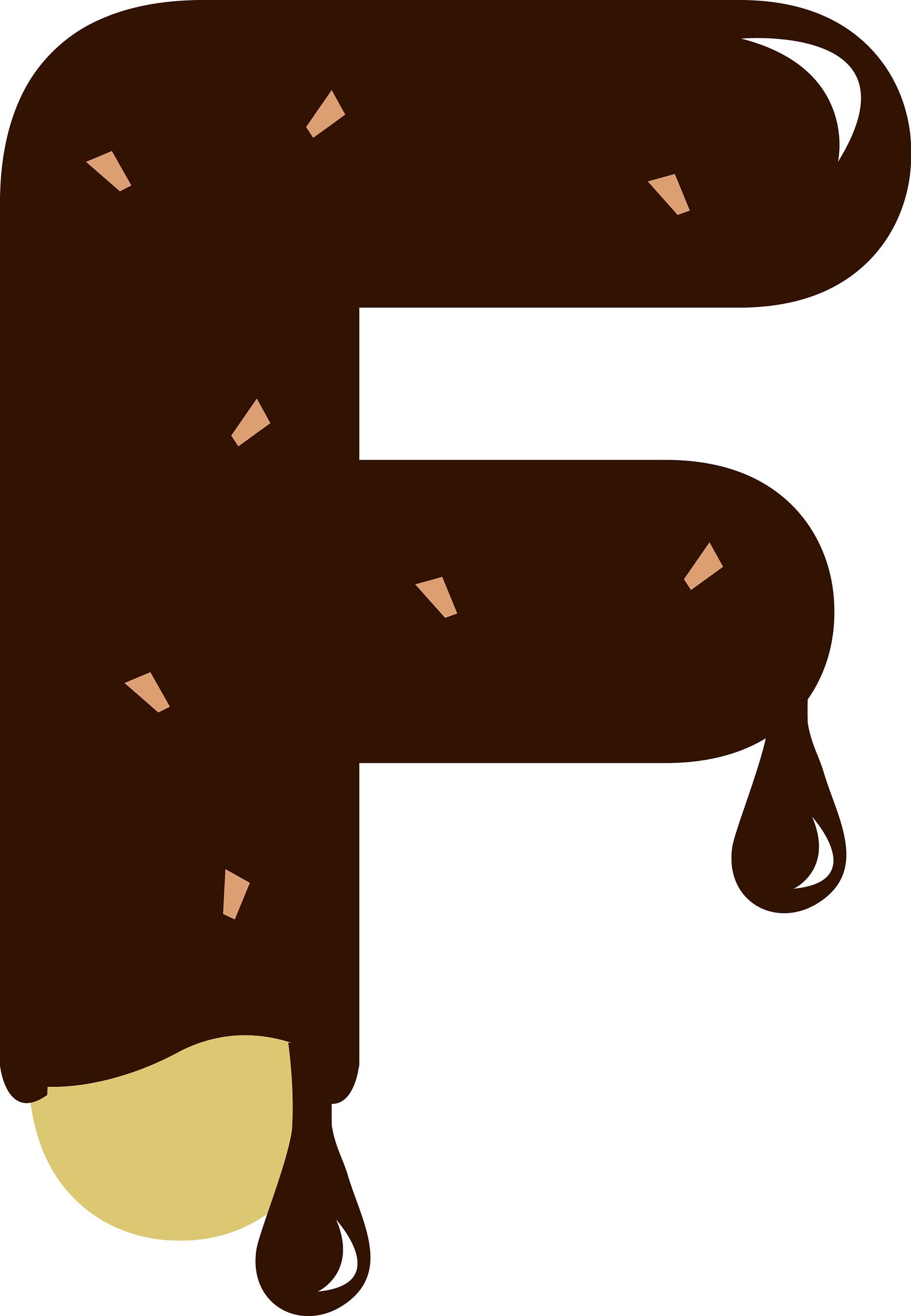 CHOCOLATE ALPHABET SVG Font Svg Instant Download Alphabet | Etsy