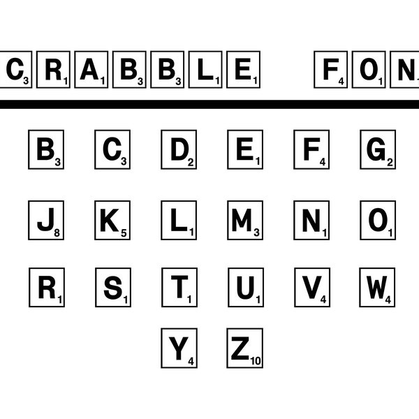 Scrabble Letters - Etsy