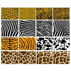 ANIMAL PRINT SVG Bundle, Animal Pattern Svg, Animal Svg, Instant ...