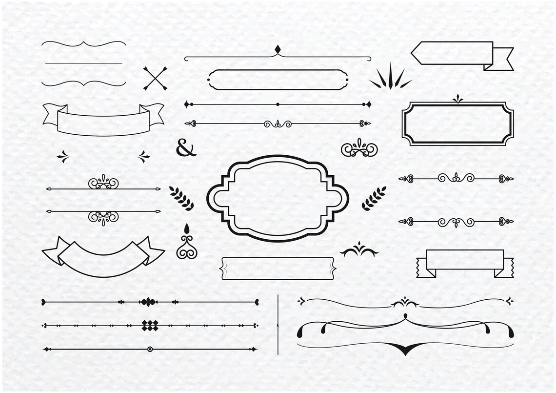 FRAME SVG BUNDLE Frame Svg Border Svg Decorative Frame Svg - Etsy