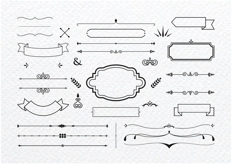 FRAME SVG BUNDLE Frame Svg Border Svg Decorative Frame Svg - Etsy