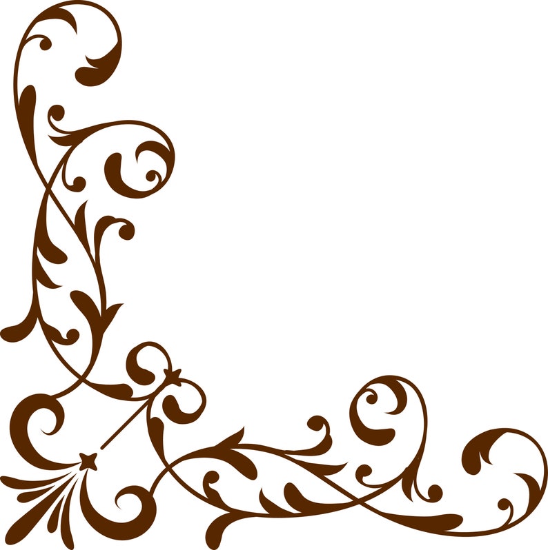 91 ELEMENTOS FLORALES DECORATIVOS SVG Paquete Svg Archivo de | Etsy España