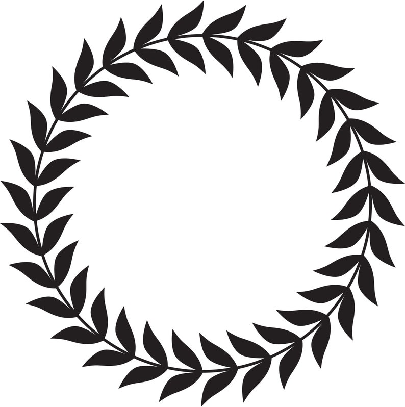 LAUREL WREATHS SVG Wreath Svg Bundle Laurel Svg Instant - Etsy