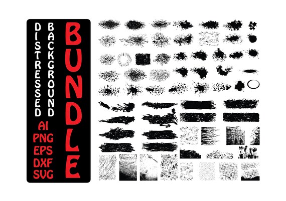 DISTRESSED BACKGROUND SVG Grunge Background Svg Distressed - Etsy
